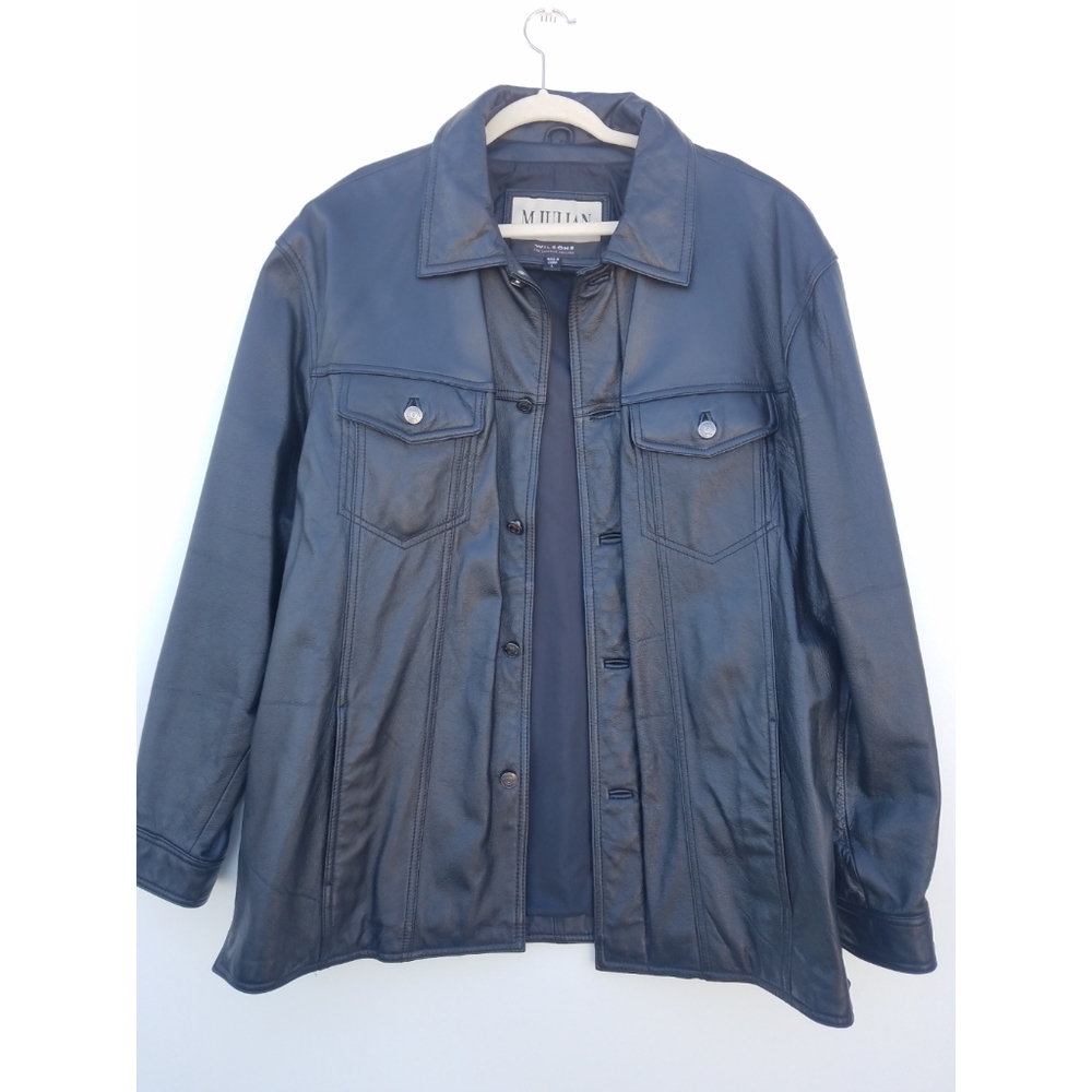M Julian Wilsons Black Leather Jacket - Gem